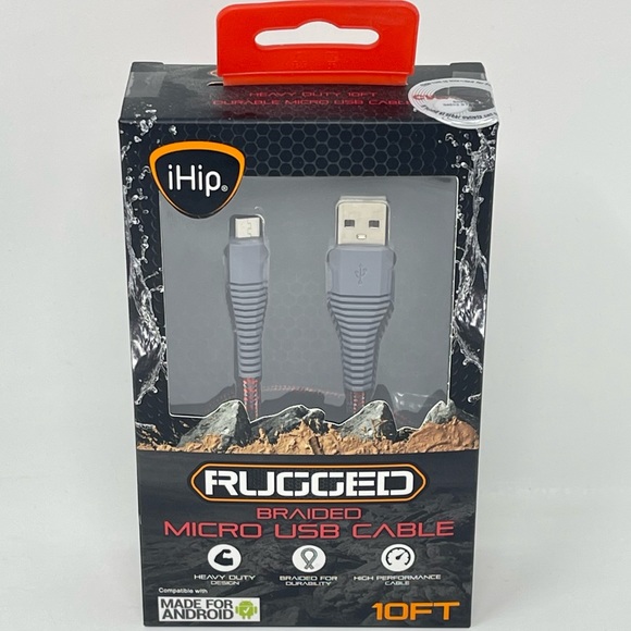 Ihip | Cell Phones & Accessories | Ihip Rugged Braided Micro Usb Cable ...